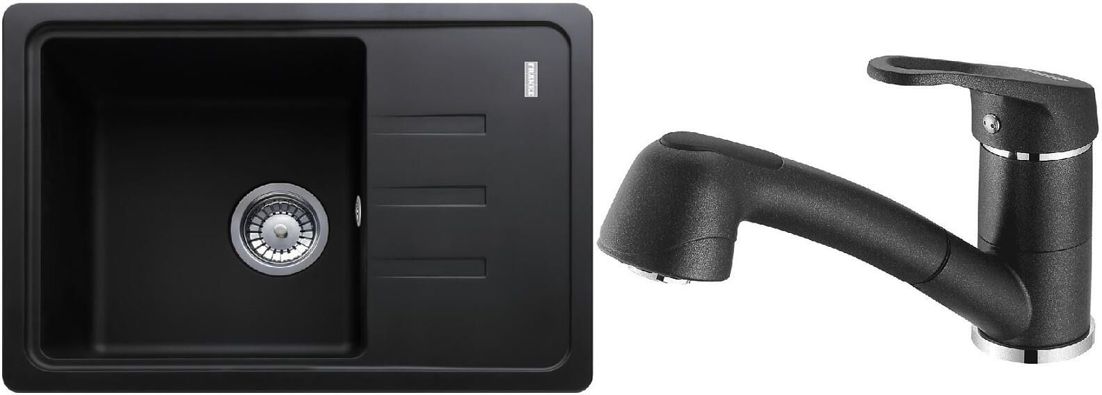 Zlewozmywak z baterią Franke Zestaw Bliss Bsg 611-62 + Bateria Senga ...