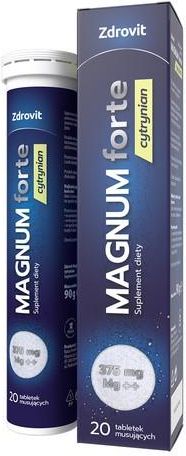 Natur Produkt Pharma Zdrovit Magnum Forte Cytrynian 20 Tabl. Musujące ...