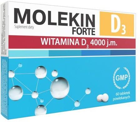 Natur Produkt Pharma Molekin D3 Forte 4000 J.M. 60szt. - Opinie i ceny ...