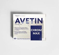 Avet Pharma Avetin Chrom Max 60Tabl. - Opinie i ceny na Ceneo.pl