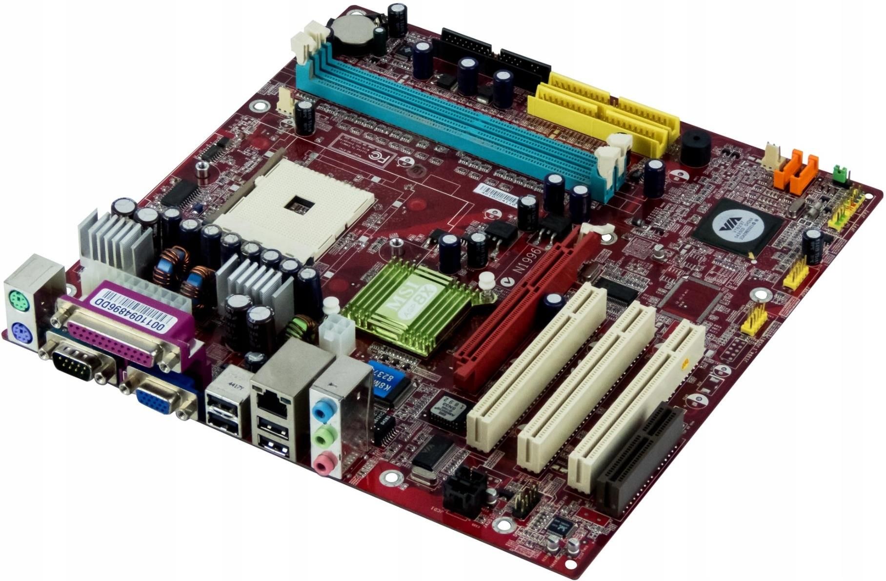 Podzespoły do laptopa MSI MS-6741 VER:1 VIA K8T800 S.754 DDR MICROATX ...