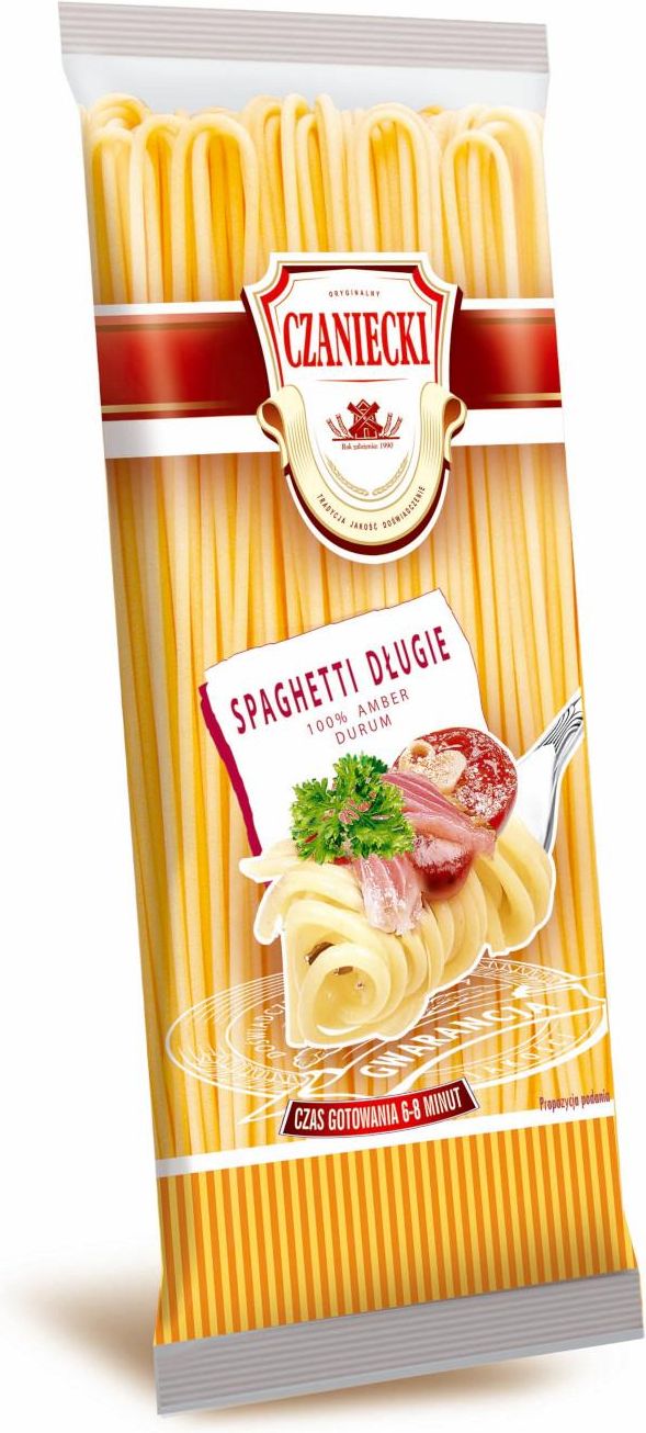Czaniecki Makaron Amber Durum Spaghetti Dł 500g - Ceny i opinie - Ceneo.pl