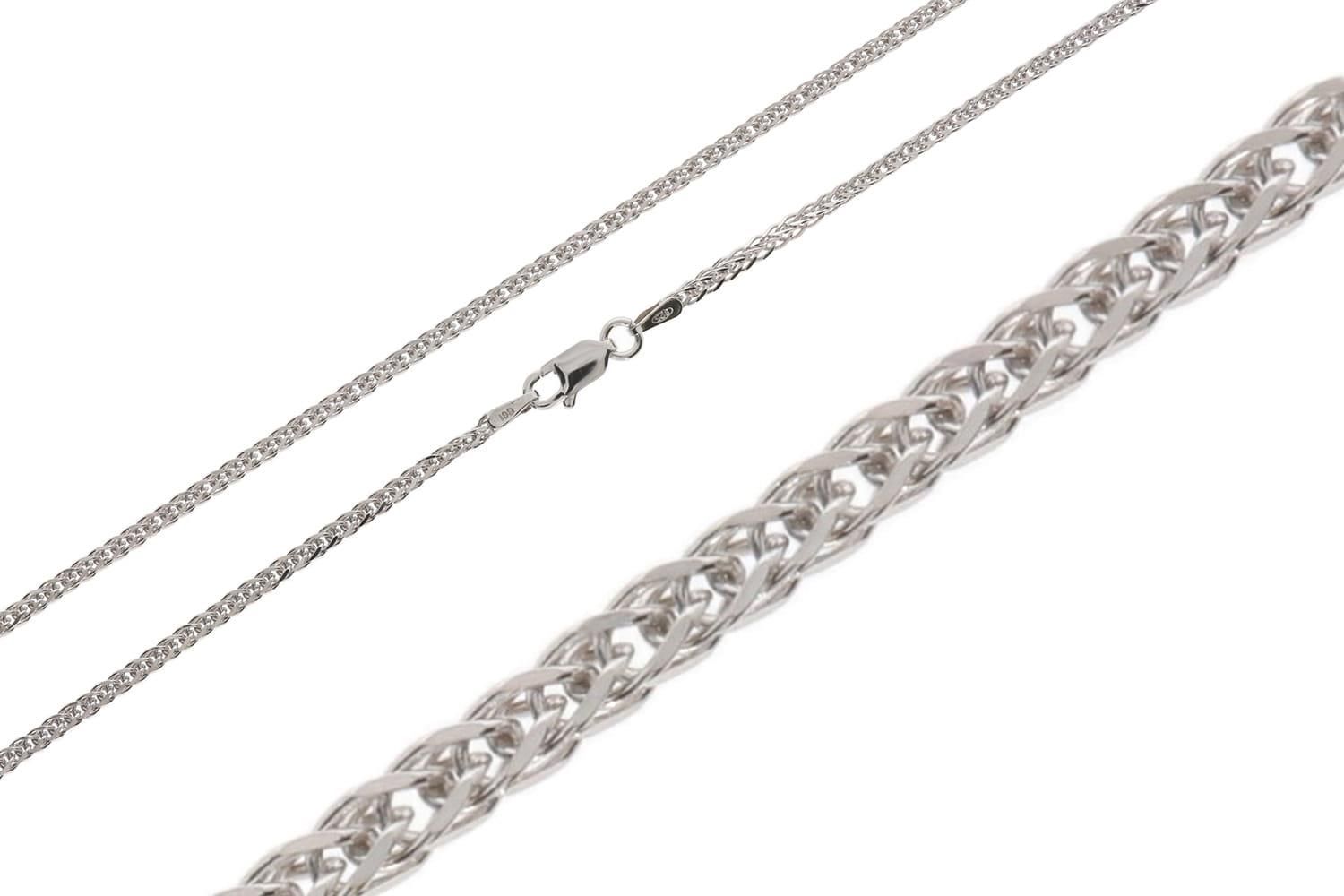 6 Srebrny łańcuszek lisi ogon rodowany Próby 925 (55 cm) - Ceny i opinie - Ceneo.pl