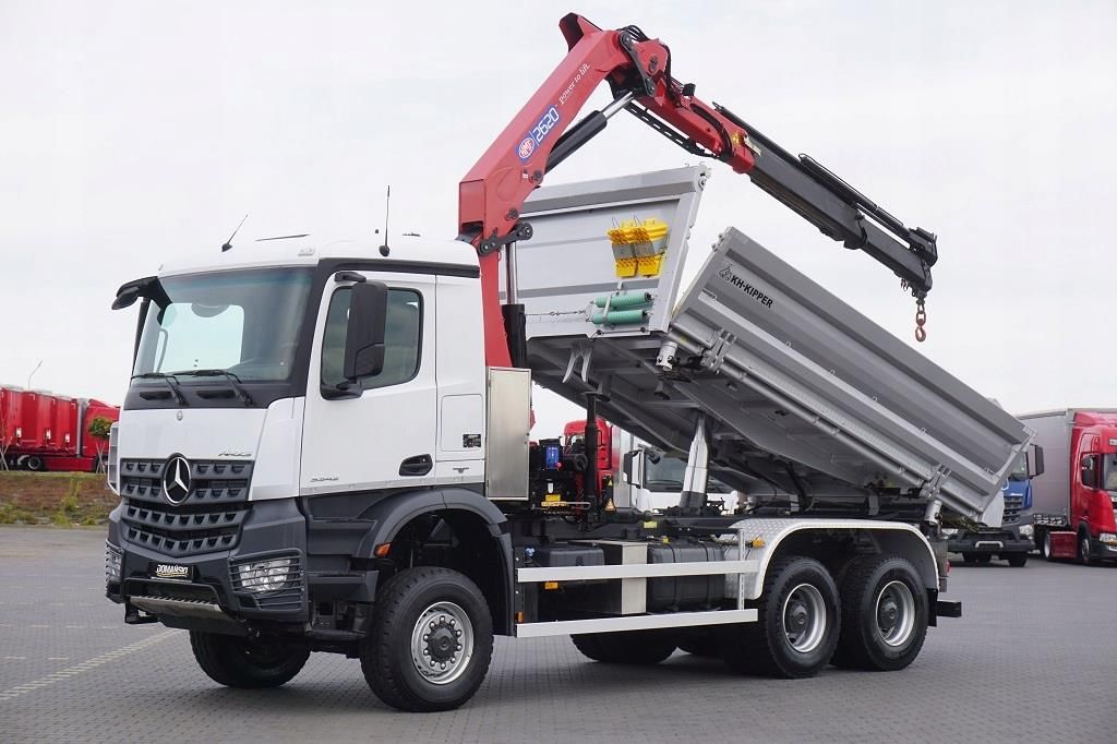 MERCEDES / AROCS / 3342 / E 6 / WYWROTKA + HDS HMF - Opinie i ceny na ...