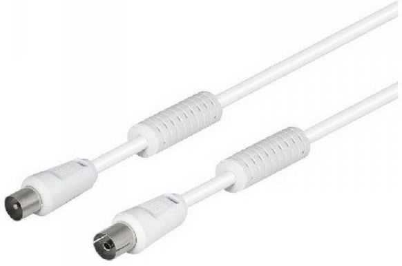 Kabel antenowy TM Electron Biały 1,5 m - Opinie i ceny na Ceneo.pl