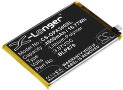 Bateria Cameron Sino Oppo A36 / BLP879 4850mAh 18.77Wh Li-Polymer 3.87V ...