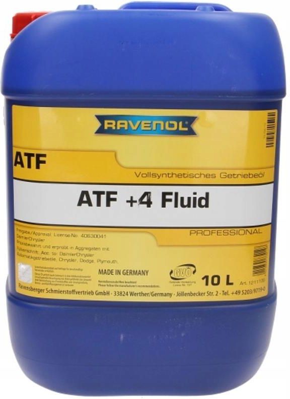 Ravenol Olej Atf Skrzynia Automatyczna Atf+4 Fluid 10L - opinie i ceny ...
