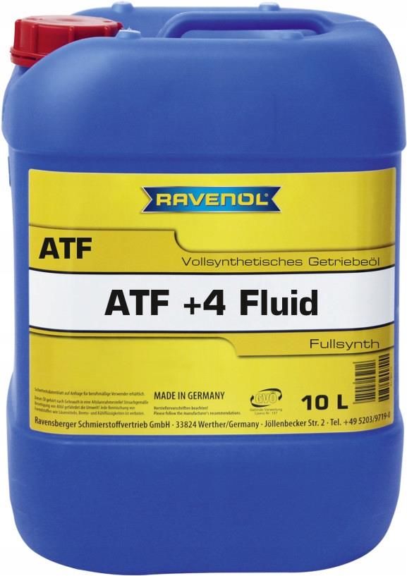 Ravenol Olej Atf Skrzynia Automatyczna Atf+4 Fluid 10L - opinie i ceny ...