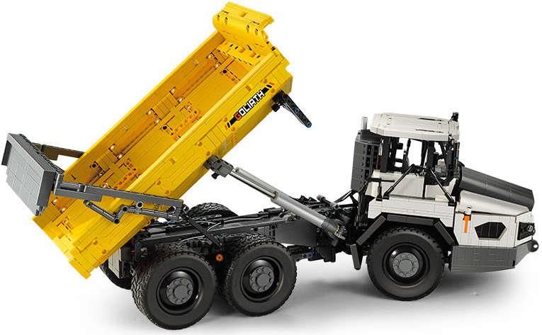 Cada Wielka Zdalnie Sterowana Ciężarówka Wywrotka 3067 Elementów Rc ...