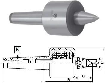 Zm Kolno Kieł Tokarski Obrotowy Wydłużony Precyzyjny Do Tokarek Nc 8814Nc4/I 0642588147309A ...