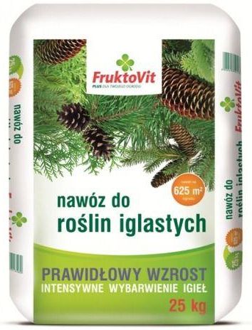 Nawóz Nawóz Fruktovit Do Iglaków Iglaki Tuje Iglak 25kg - Ceny i opinie - Ceneo.pl