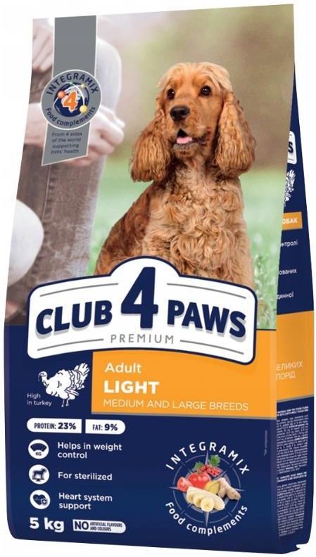 Karma Kormotech Club 4 Paws Light Indyk Karma Dla Dorosłych Psów ...