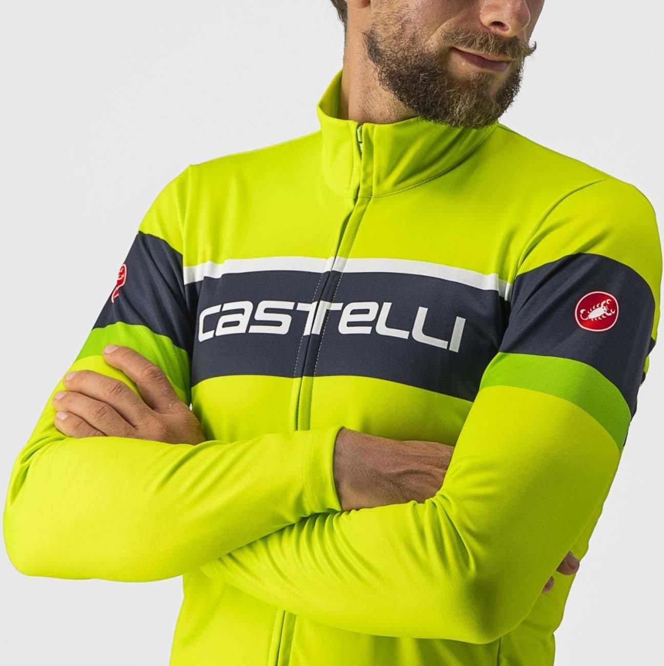 Castelli Zimowa Koszulka Kolarska Z Długim Rękawem Passista Żółty 2Xl ...