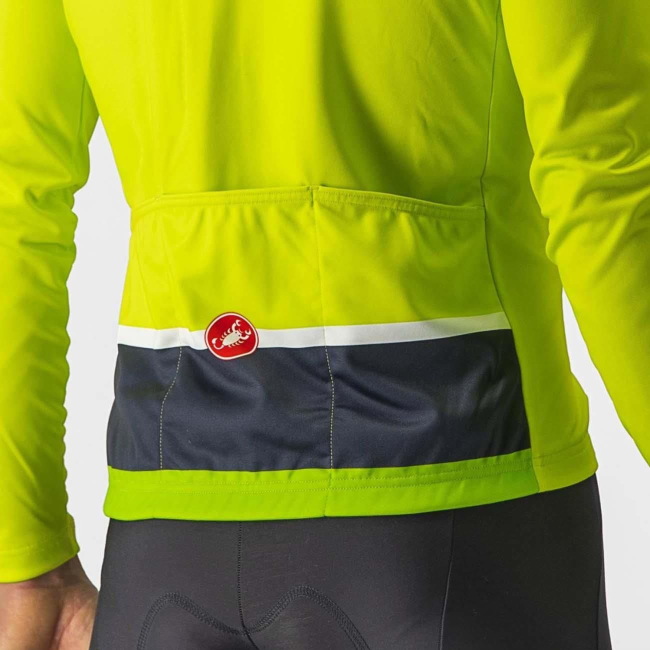 Castelli Zimowa Koszulka Kolarska Z Długim Rękawem Passista Żółty 2Xl ...