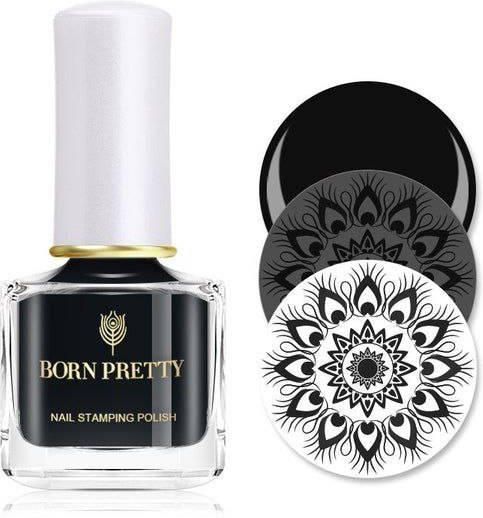 BORN PRETTY LAKIER DO STEMPLI CZARNY 7 ML - Opinie i ceny na Ceneo.pl