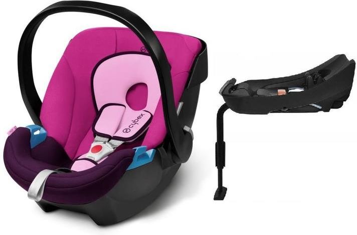 Fotelik Cybex Aton 0-13kg Purple Rain + Cybex Baza 2 - Ceny i opinie - Ceneo.pl