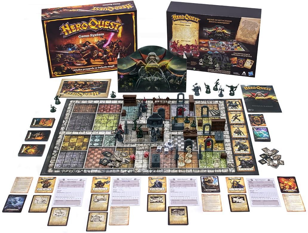 Hasbro Gaming Avalon Hill HeroQuest Game System F2847 - Gra planszowa ...