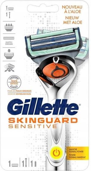 Gillette Skinguard Flex Power Razor Maszynka Do Golenia Skóry Wrażliwej ...