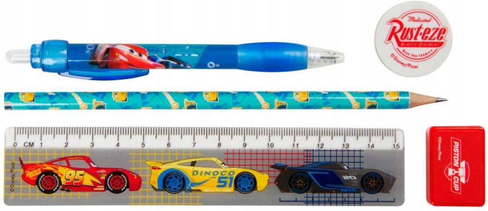 Sambro Zestaw Auta Cars Ołówek Gumka Długopis 5 Cz - Ceny i opinie ...