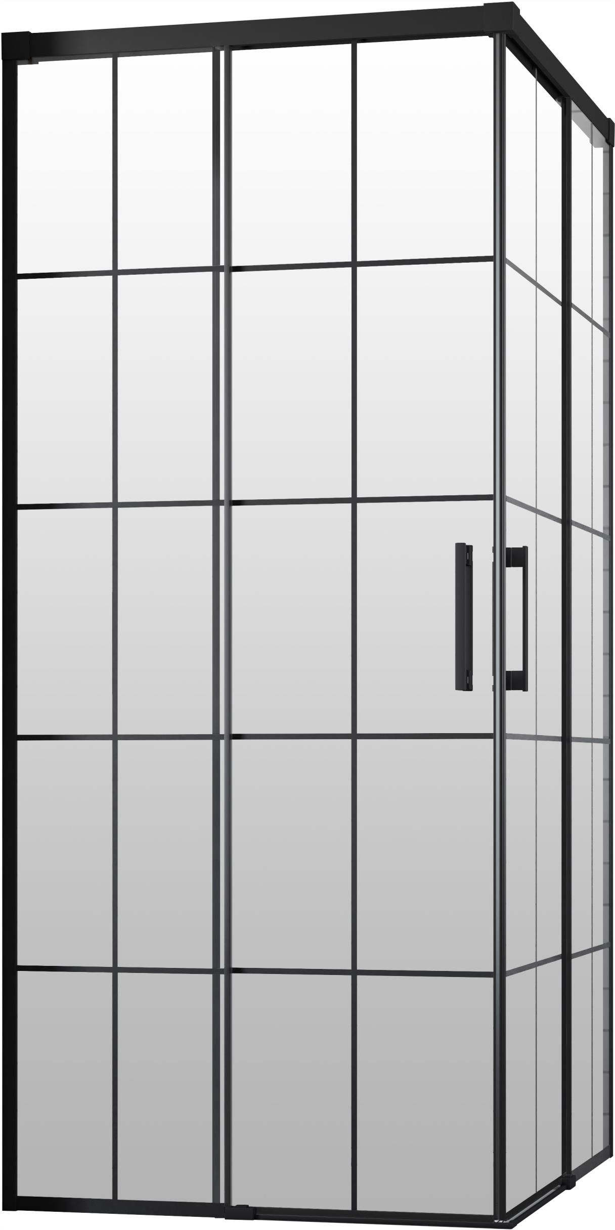 Kabina prysznicowa Radaway Idea Black Kdd Factory 80x100 3870615455L ...