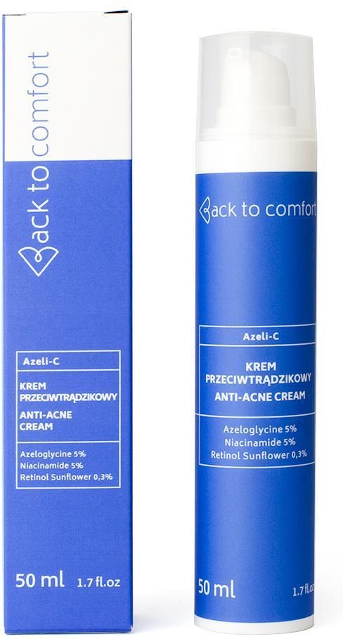 Krem Back To Comfort Azeli C Przeciwtrądzikowy na dzień i noc 50ml ...