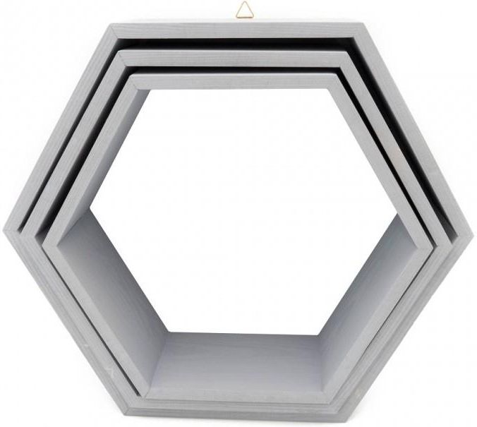 Pólki Hexagon 3W1 Szare Grey - Opinie i atrakcyjne ceny na Ceneo.pl