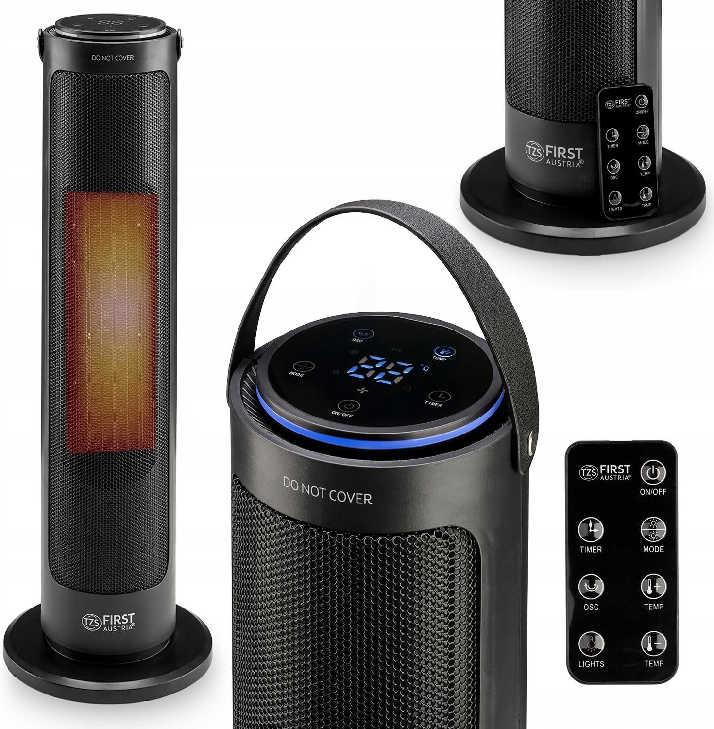 Ogrzewanie przenośne First Austria Grzejnik Elektryczny2000W 55653 ...