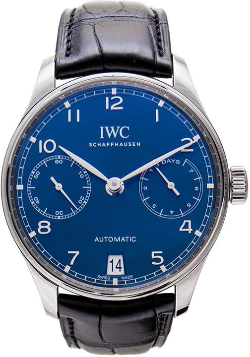 Iwc Portugieser Automatic Blue Dial IW500710 - Zegarki Męskie - Ceny i ...