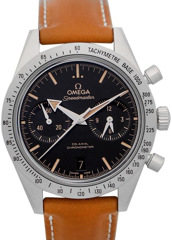 Omega Speedmaster '57 Co-Axial Chronograph 41.5 mm Automatic Black Dial Steel 33112425101002 ...