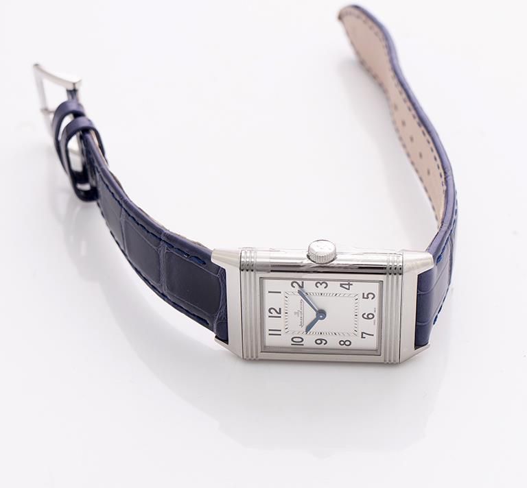 Jaeger Lecoultre Reverso Classic Medium Thin Quartz Silver Dial ...