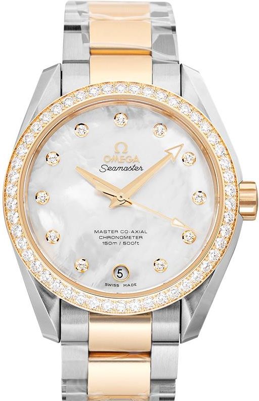 Omega Seamaster Automatic Mother of pearl Dial Stainless Steel ...