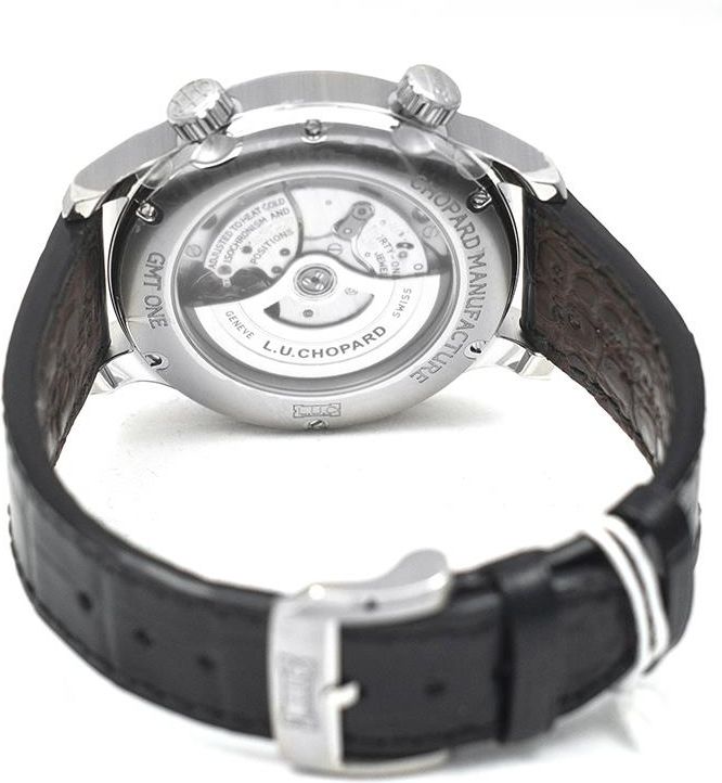 Chopard L.U.C. GMT One Automatic Black Dial Mens Watch 1685793001 ...