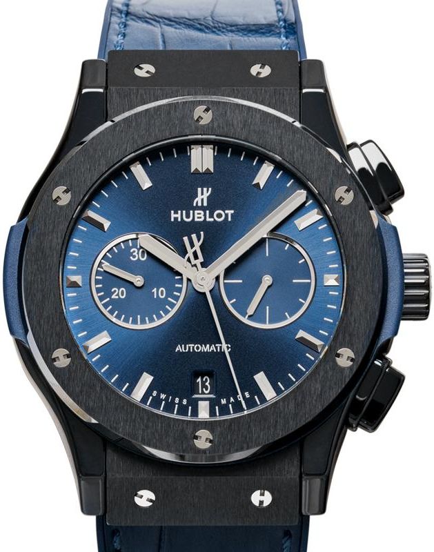 Hublot Classic Fusion Automatic Blue Dial Ceramic 541CM7170LR - Zegarki ...