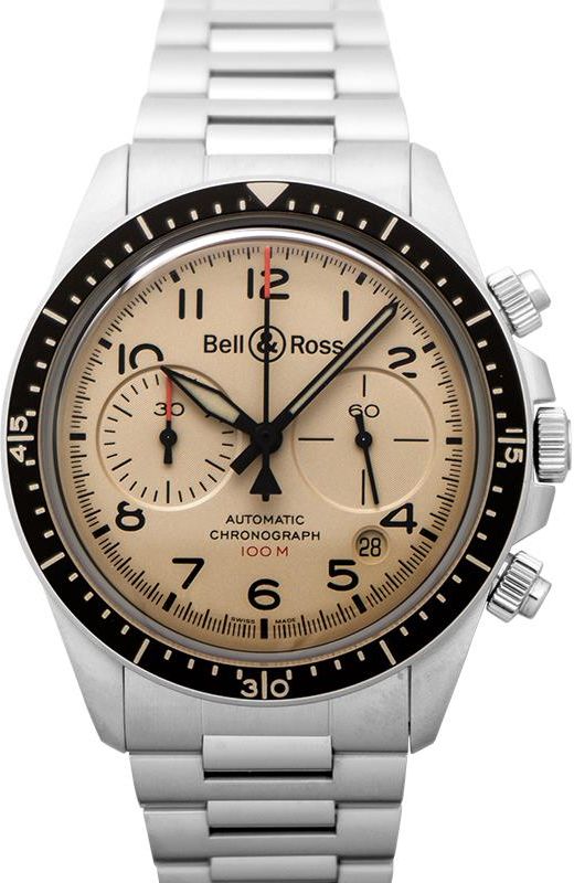 Bell & Ross Vintage BR V2-94 Military Beige BRV294BEISTSST - Zegarki ...