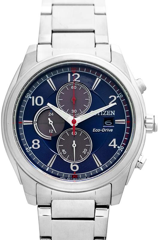 Citizen Eco-Drive Blue Dial Stainless Steel CA067182L - Zegarki Męskie ...