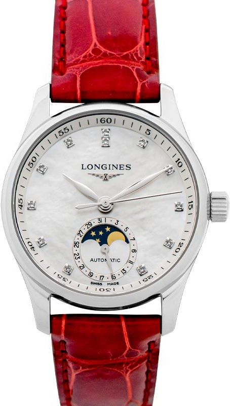 Longines The Master Collection Automatic Mother of pearl Dial Stainless ...