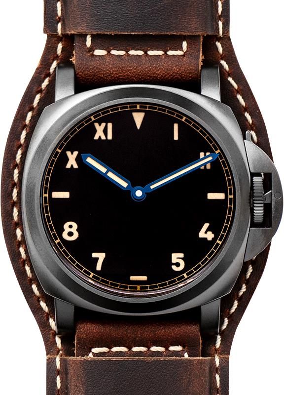 Panerai Luminor California 8 Days DLC Manual-winding Black Dial 44 mm ...