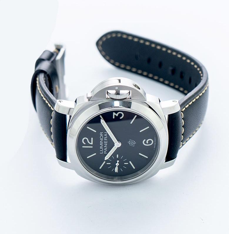 Panerai Luminor Logo Manual-winding Black Dial PAM01084 - Zegarki ...