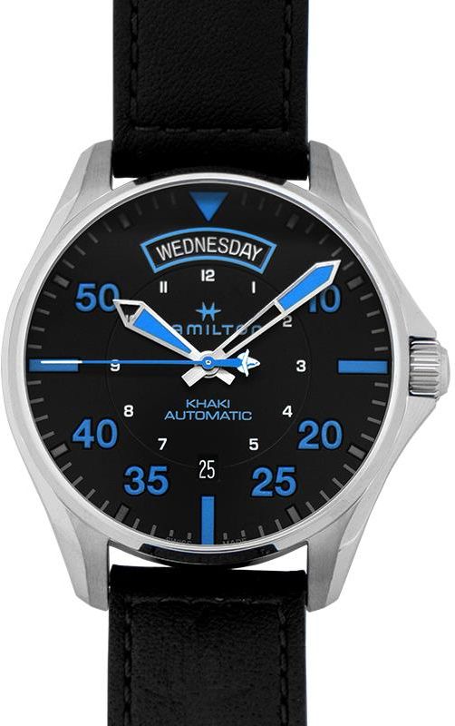 Hamilton Khaki Aviation Automatic Black Dial Stainless Steel H64625731 ...