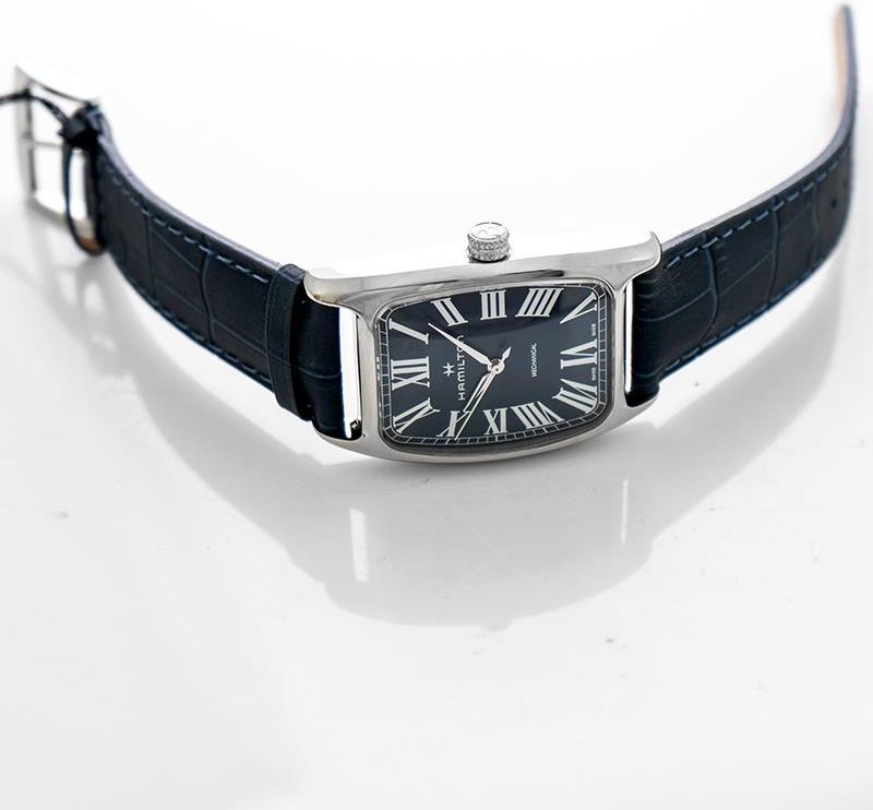 Hamilton Boulton Manual-winding Blue Dial Stainless Steel H13519641 ...