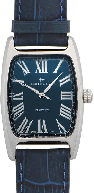 Hamilton Boulton Manual-winding Blue Dial Stainless Steel H13519641 ...