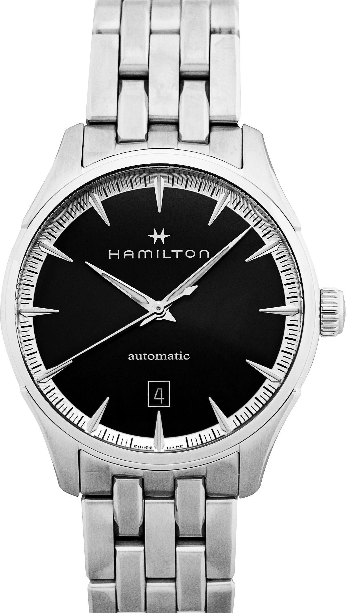 Hamilton Jazzmaster Automatic Black Dial Stainless Steel H32475130 ...