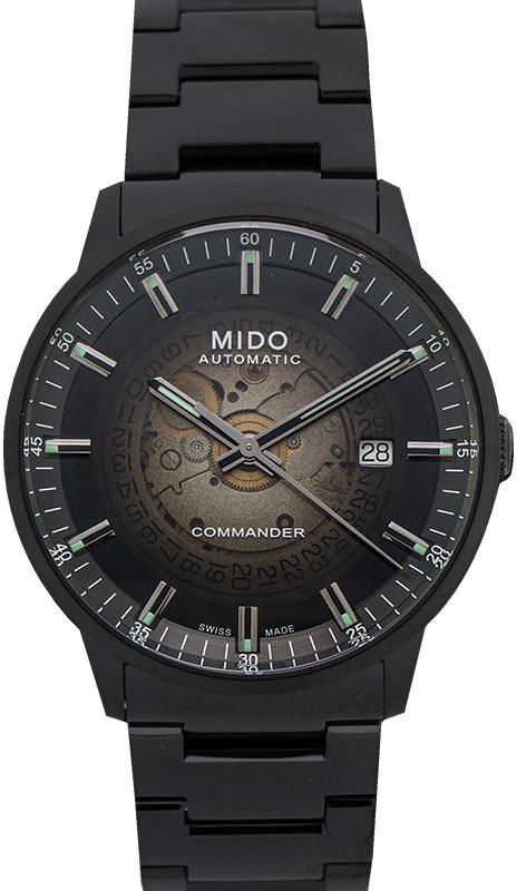 Mido Commander II Automatic Black Dial Stainless Steel M0214073341100 ...