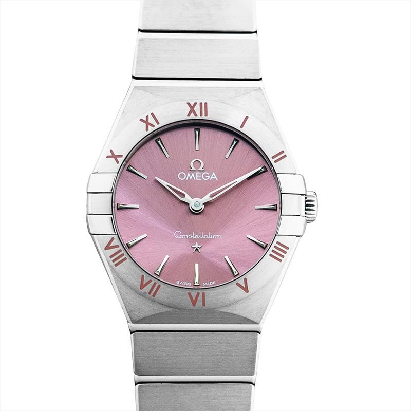 Omega Constellation Quartz Pink Dial Stainless Steel 13110286011001 ...