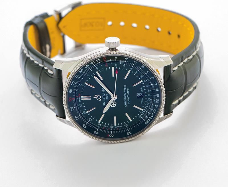 Breitling Navitimer Automatic Green Dial Stainless Steel A17326361L1P1 ...