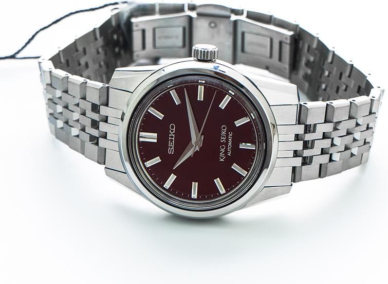 Seiko Mechanical Automatic Red Dial Stainless Steel SPB287J1 - Zegarki ...