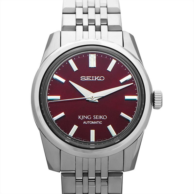 Seiko Mechanical Automatic Red Dial Stainless Steel SPB287J1 - Zegarki ...