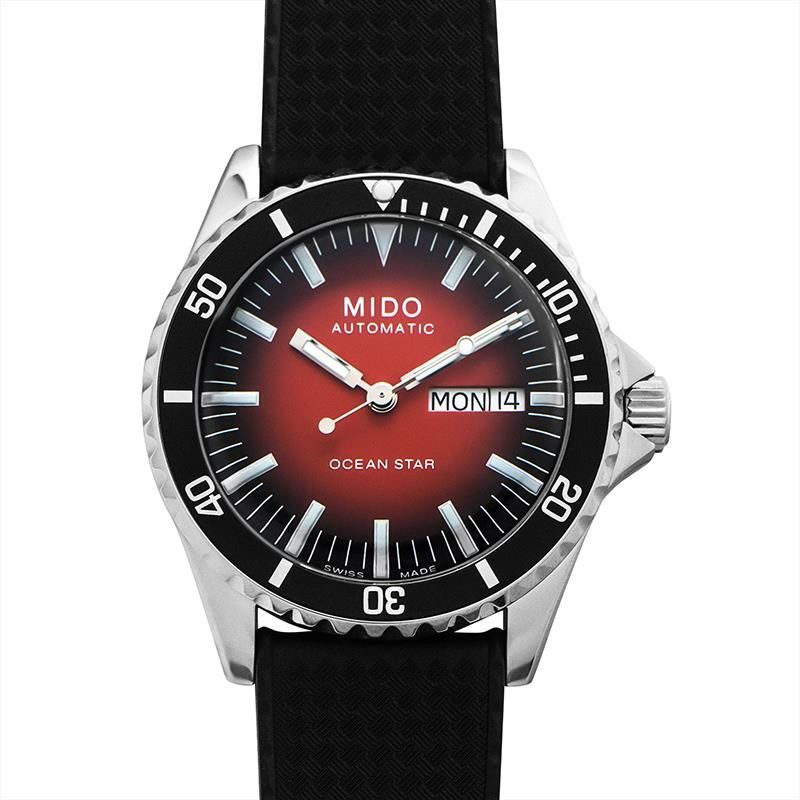 Mido OCEAN STAR Automatic Red Dial Stainless Steel M0268301742100 ...