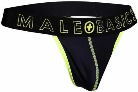 Malebasics Męskie Stringi Neon Thong Żółty Xl - Ceneo.pl