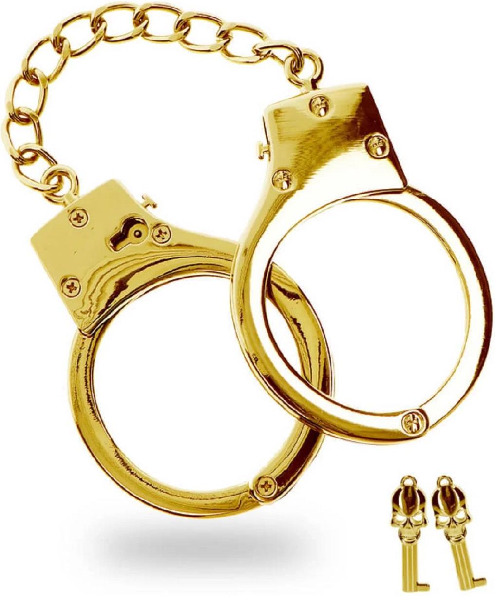 Taboom Metalowe Kajdanki Gold Plated Bdsm Handcuffs Złoty - Ceneo.pl
